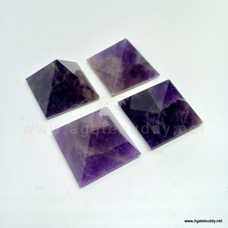 Selenite 2 Inch Gemstone Pyramid. - Agate Buddy