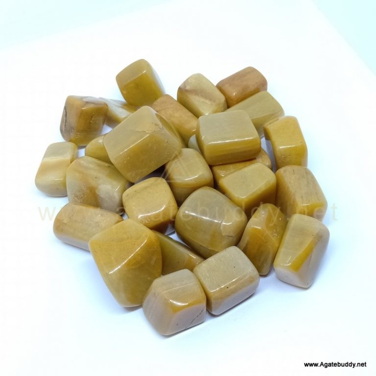 Wholesale Yellow Jasper Gemstone Tumbled Stone - AGATE BUDDY.