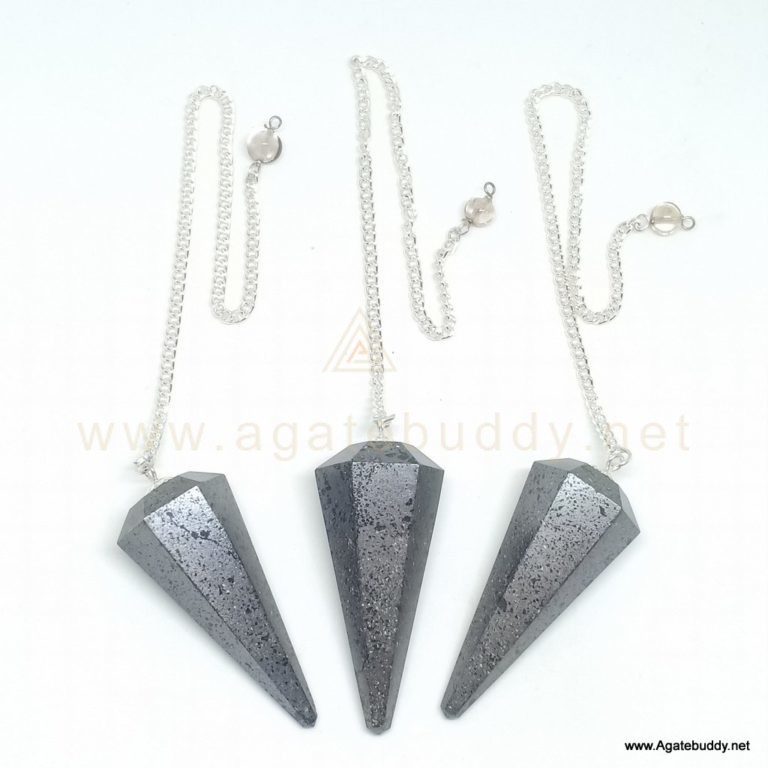 Opal 6 Faceted Dowsing Pendulum | Gemstone Pendulums. - Agate Buddy