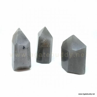 Grey Aventurine Natural Polished Points | Natural Points. - Agate Buddy