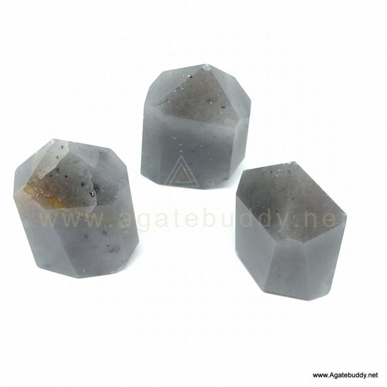 Grey Aventurine Natural Polished Points | Natural Points. - Agate Buddy